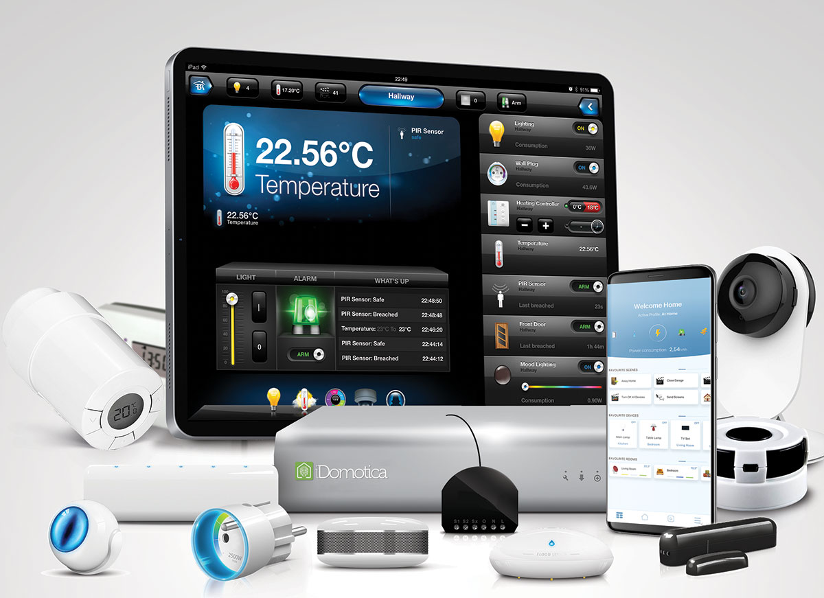 iDomotica - Sistema di home automation modulare e senza fili